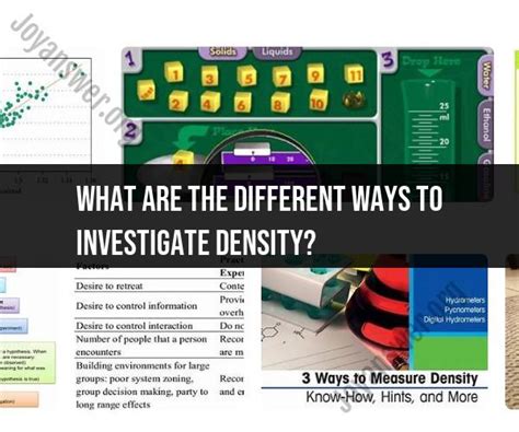 exploring density investigation methods a comprehensive guide