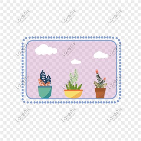Plants Cartoon Border Plants Flowers Cartoons Png Image And Clipart