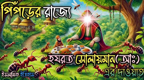 হযরত সুলাইমান আ‌ এর জীবনী Islamic Short Story Shantirpothe786 Youtube