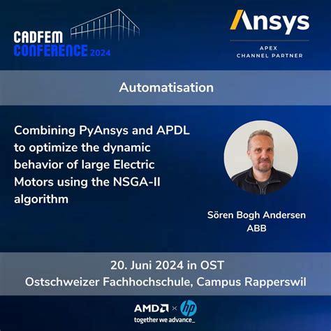 Cadfem Conference 2024 Rapperswil Christophe Ozier Lafontaine