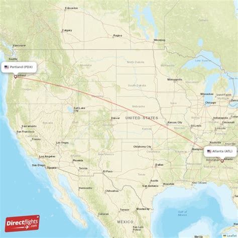 Direct Flights From Atlanta To Portland Atl Pdx