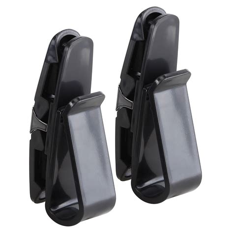 2pcs Universal Sun Visor Glasses Holder Sunglasses Cards Clips For Cars