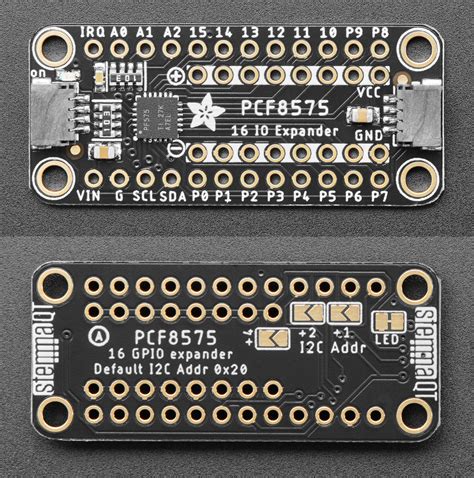 Pinouts Adafruit Pcf8575 I2c 16 Gpio Expander Breakout Adafruit