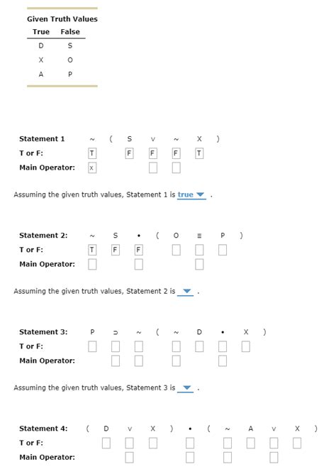 6 Truth Functions Practice 2calculate The Truth