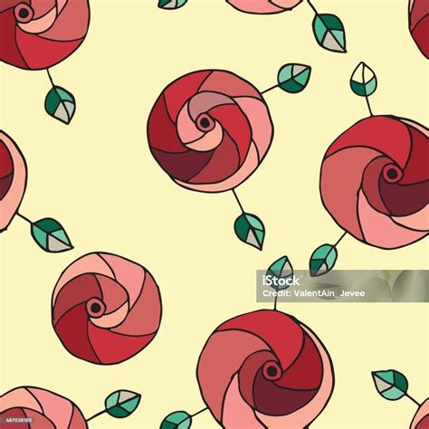 원활한 벡터 손으로 그린 낙서 아이가 꽃 패턴 유치 한 꽃 나뭇잎 배경입니다 장식 귀여운 그래픽 선 그리기 그림입니다 배치 배경 직물 장식 인쇄 귀여운에 대한 스톡 벡터