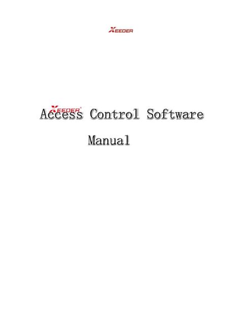 xas pdf access control computer network