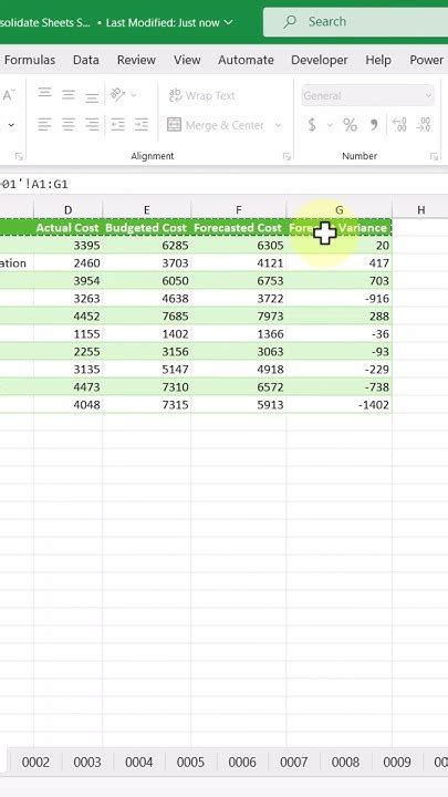 Using Vstack In Excel To Combine 1000 Sheets Into One Exceltips
