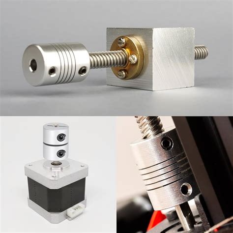 Aopin 5mm To 8mm Rigid Couplings Set Screw Shaft Stepper Motor Length