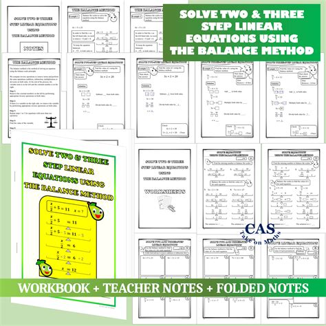 Solve Two And Three Step Linear Equations Balance Method Australian