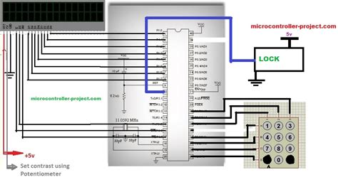 8086 Microprocessor Based Mini Projects With Circuit Diagram