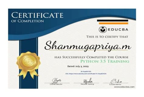 Shanmugapriya M On Linkedin Python Educba