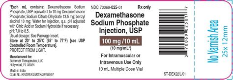 Dexamethasone Injection Package Insert