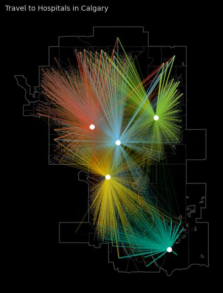 Flow Maps Urban Data Analytics Visualization And Storytelling 📊📈🏙️