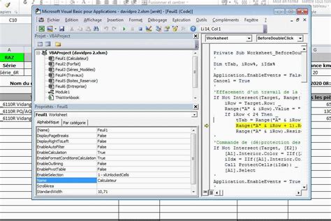 programmation vba