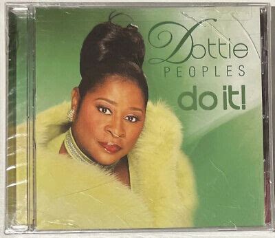 Dottie Peoples Do It Gospel Singer 2008 Dp Muzik Group Cd Brand New