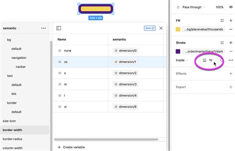 Unable To Apply Border Width Variables Ask The Community Figma