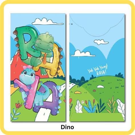 Sampul Duit Raya Dino 1 Pack Lazada