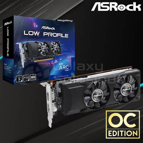 Promo Asrock Intel Arc A380 Low Profile 6gb Gddr6 Vga Ddr6 Cicil 0