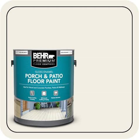 Behr Premium 1 Gal Dc 003 Blank Canvas Gloss Enamel Interiorexterior