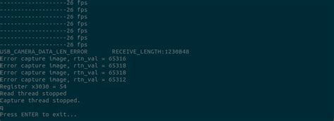 AR Error Capturing Image And USB Data Length Error Issue ArduCAM ArduCAM USB Camera