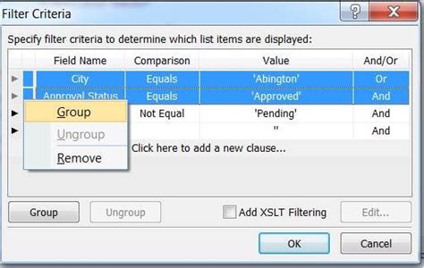 Compound Filtering In Data View Web Parts Dvwps With Sharepoint Designer Marc D Andersons Blog