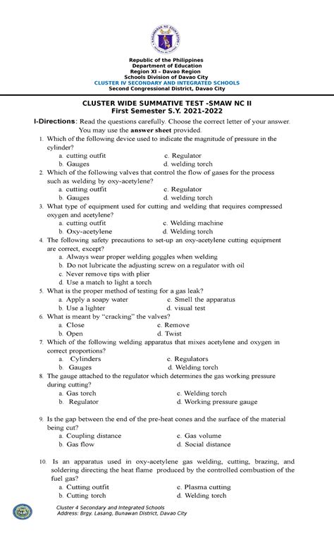 Ched Template For Obe Compliant Syllabus General Education Elective 1