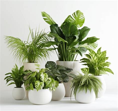 Premium Ai Image Multiple Types Of Houseplants