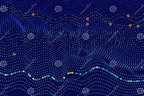 Big Data Abstract Vector Background Visualization Data Science And Visual Information For