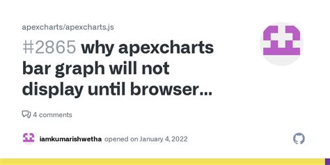 Why Apexcharts Bar Graph Will Not Display Until Browser Resize Issue Apexcharts
