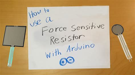How To Use A Force Sensitive Resistor With Arduino Instructables