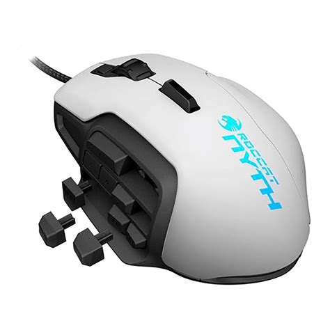 Roccat Nyth Modular Mmo Gaming Mouse White Performa Pc