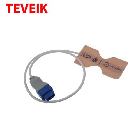 Medical Low Price Disposable Ge 9pin Trusat Spo2 Sensor For Adult 0 45m Medaplast