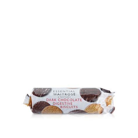 Waitrose Essential Dark Chocolate Digestive Biscuits 300g Spinneys Uae