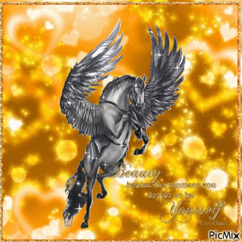 Pegasus Flying 