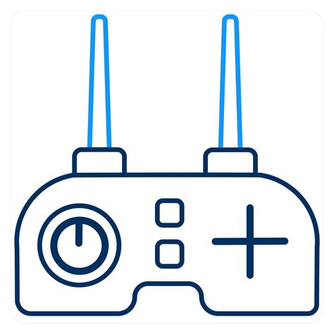 Drone Controller And Drone Icon Concept 52270740 Vector Art At Vecteezy