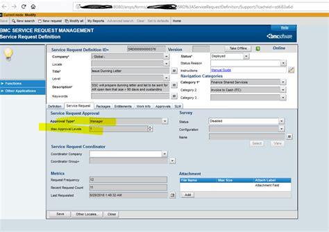 How To Configure Srm Manager Approval Reminder Notification Email Knowledge Article Bmc