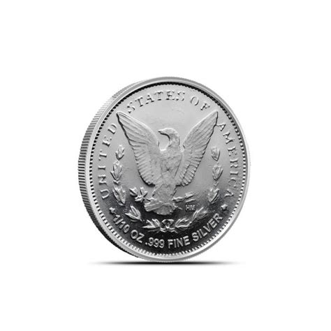 110 Oz Silver Morgan Round Provident
