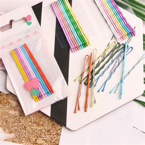 Set 10 Kẹp Tăm Nhiều Màu Sắc Kiểu Hàn Quốc Cực Xinh Gài Cài Tóc Mái