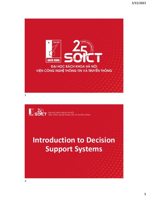 lecture 6 1 introduction to decision support systems pdf