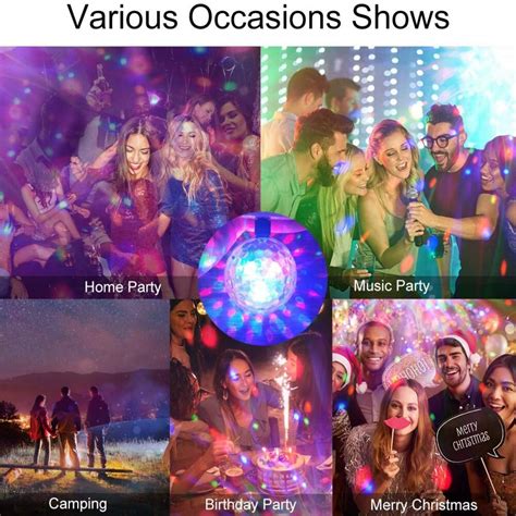 Led Rgb Usb Disco Light Portable Home Party Light Grandado