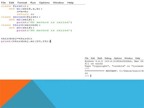 Class Object And Inheritance In Python Pptx