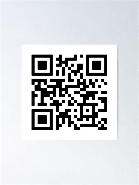 Shawty Qr Code Meme Poster For Sale By Phoebecringe Redbubble