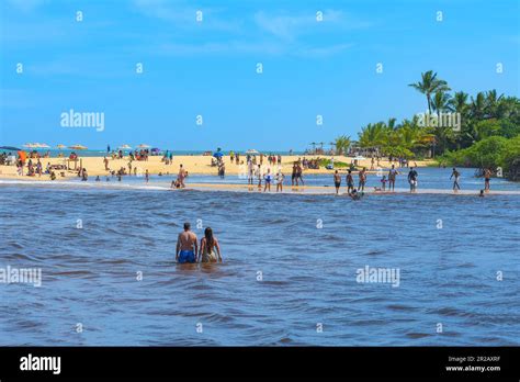 Tourism At Nativos Beach With A View Of Coqueiros Beach The Beautiful