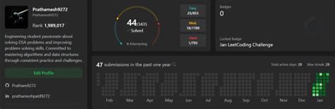prathamesh patil on linkedin leetcode 365daysofcode dsa