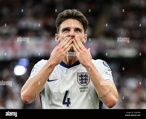 Declan Rice 4 England Celebrates After Scoring Englands Second Goal