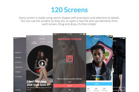 Pulse UI Kit On Behance