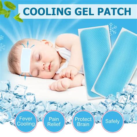 61020pcs Cooling Gel Patch Effective Fever Can Relieve Headache Body