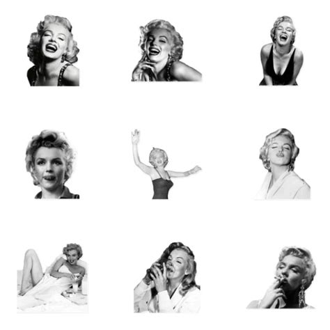 마릴린 먼로 캐릭터 스티커 텔레그램 한글사이트