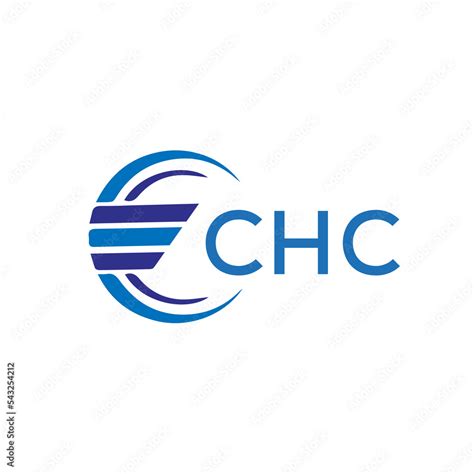 Chc Letter Logo Chc Blue Image On White Background Chc Vector Logo