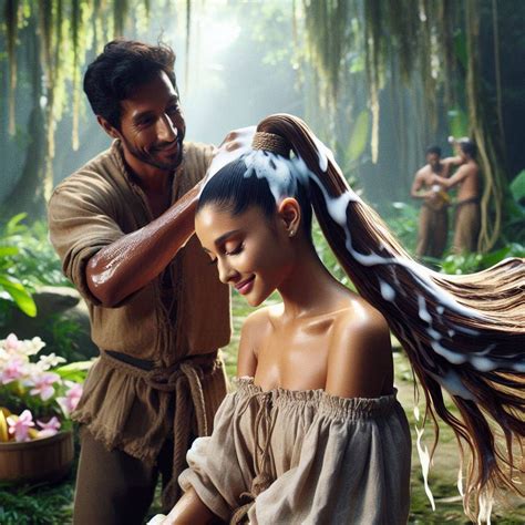 Ariana Grande Getting Shampooed From Cum By Mrrandom3365 On Deviantart
